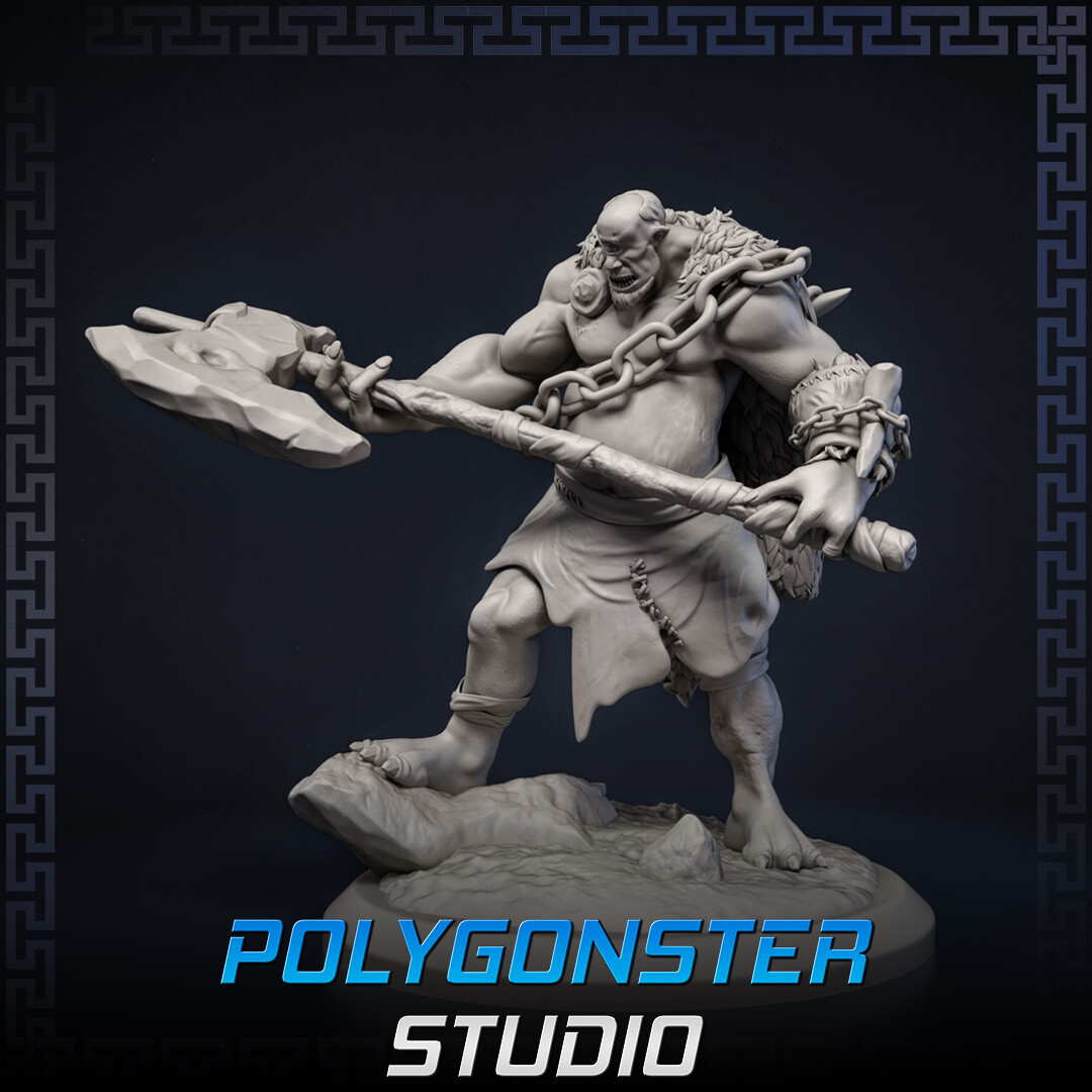 ArtStation - Cyclops with an axe