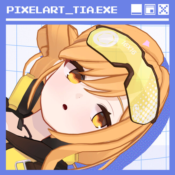 ArtStation - Eternal Return - Pixel art Tia 3D Modeling / 이터널 리턴 - 픽셀 ...