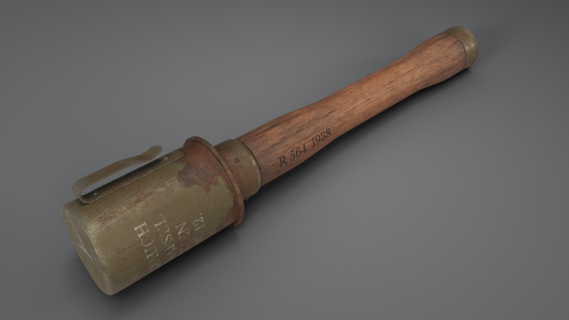 ArtStation - WW2 Stick Grenade