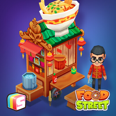 ArtStation - Noodle Stand - Food Street