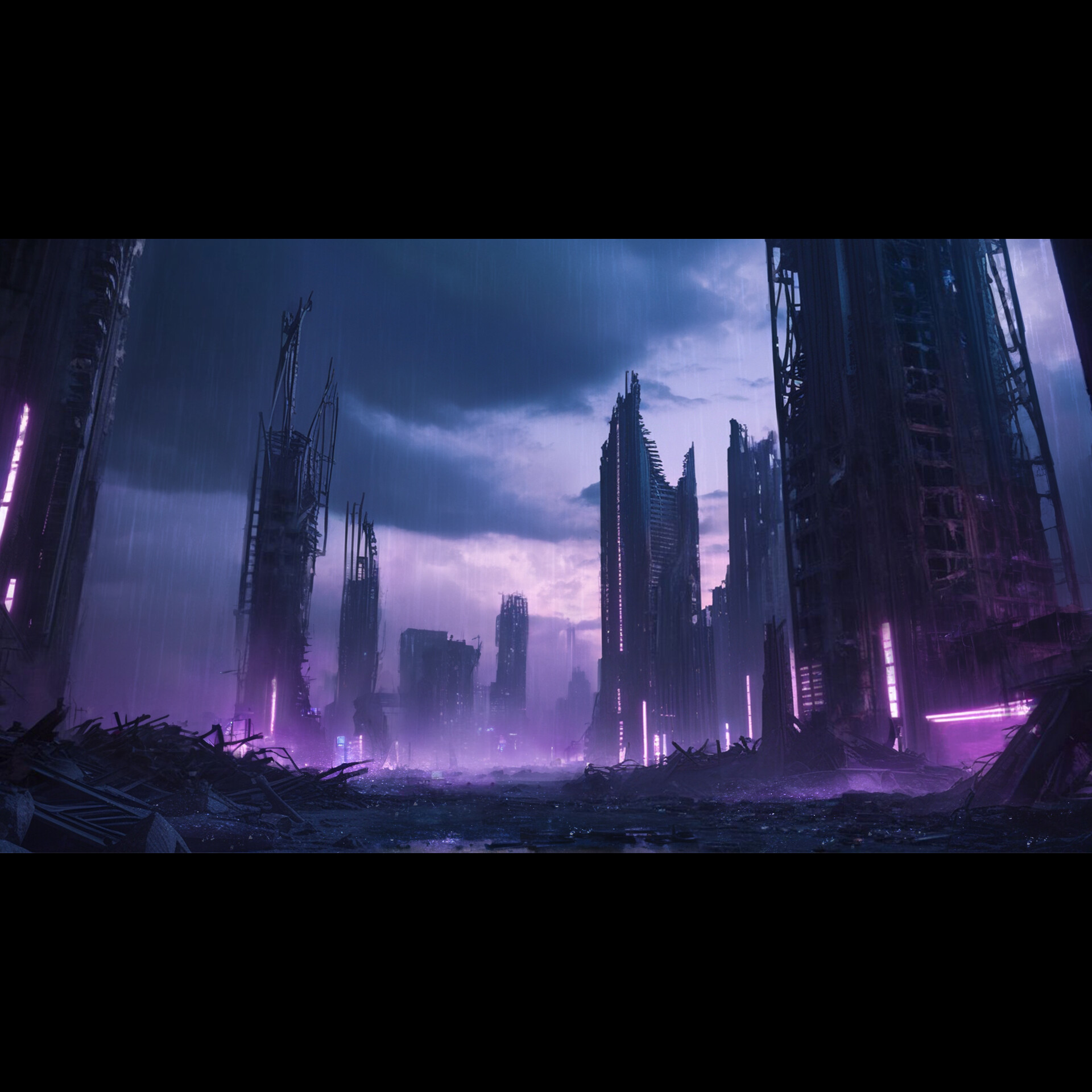 ArtStation - Cyberpunk environment concept