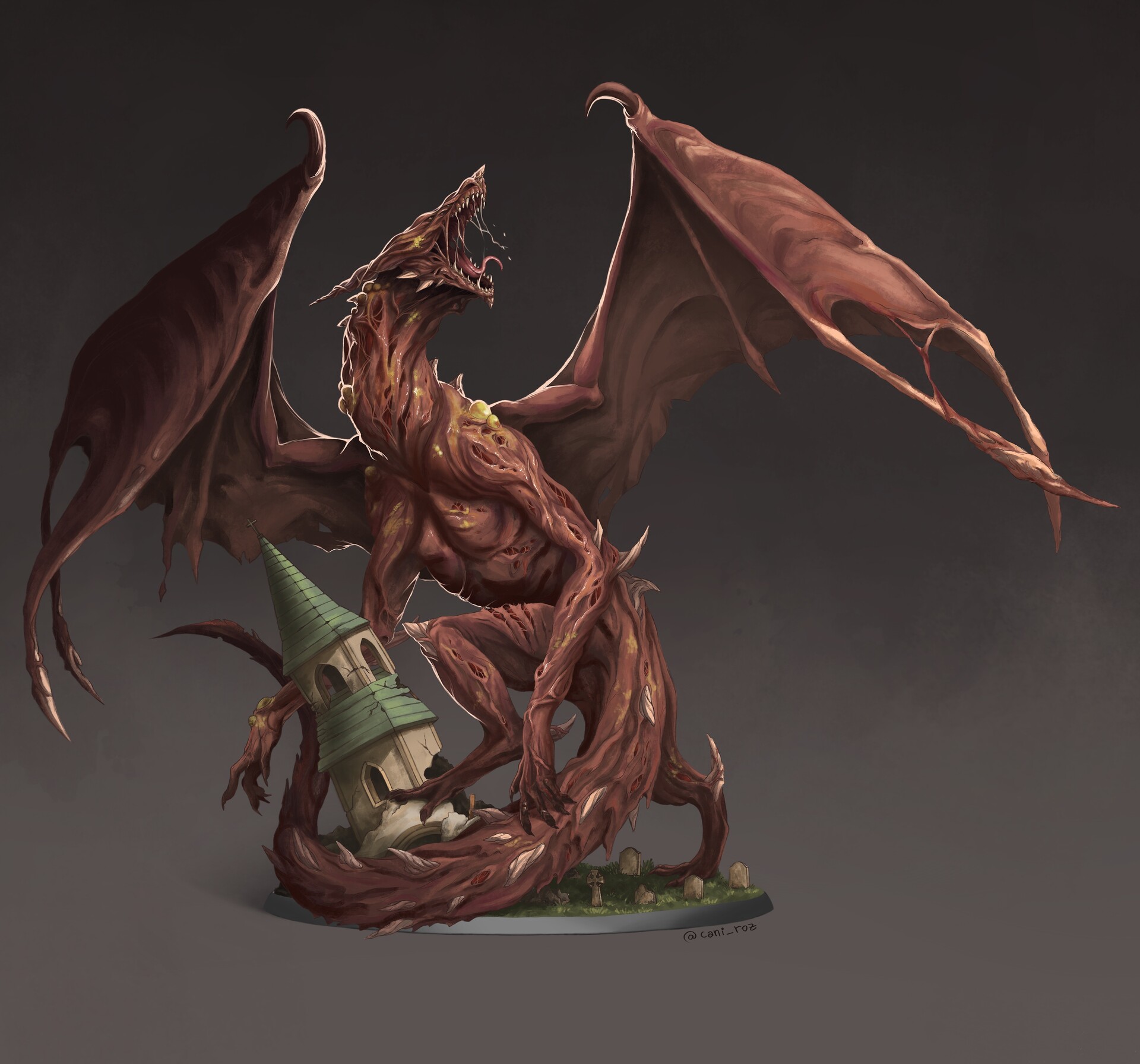 ArtStation - Ghoul Dragon