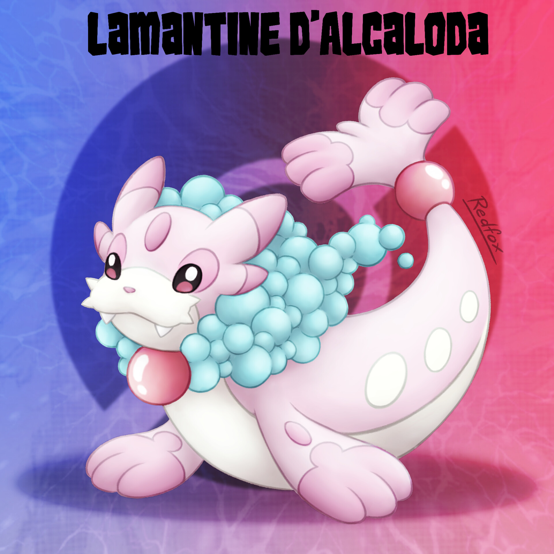Redfox The Kitsune - Artwork Pokemon VP - Lamantine d'Alcaloda