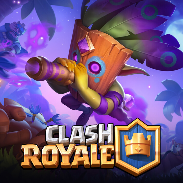 ArtStation - Clash Royale | Dart Goblin Evolution Key Art