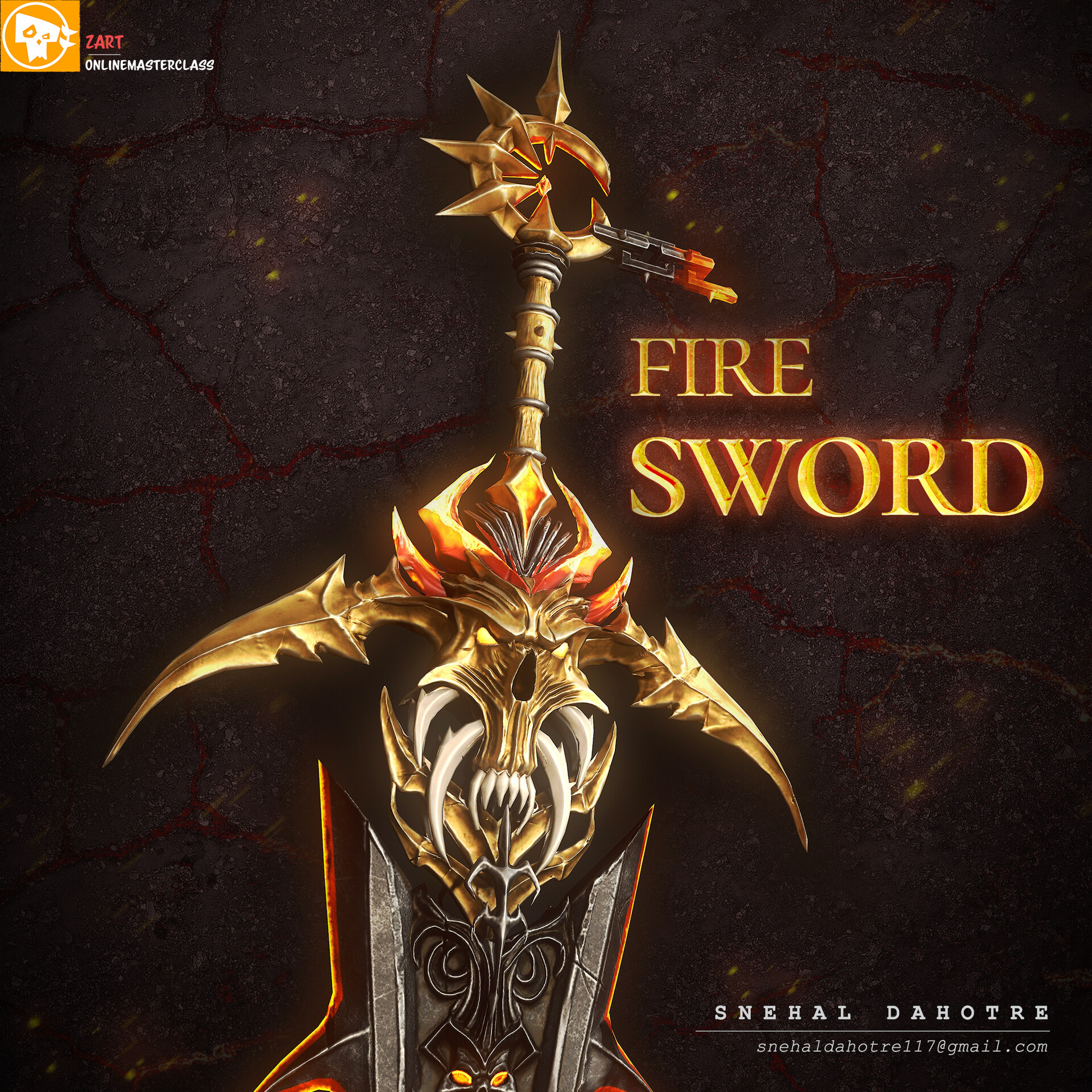 ArtStation - Fire Sword