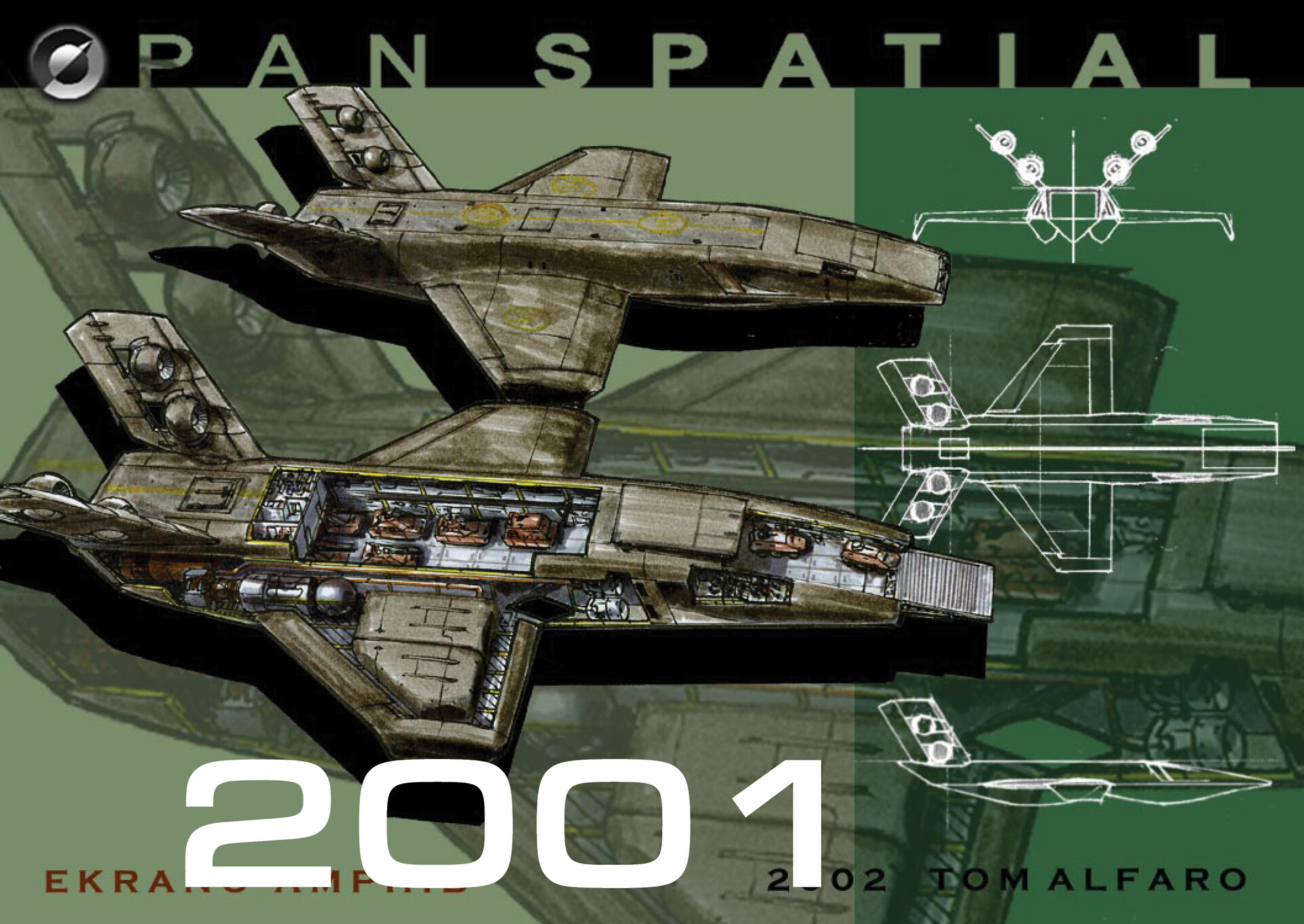 ArtStation - 2001 PAN SPATIAL Ekranoplan Landing Craft