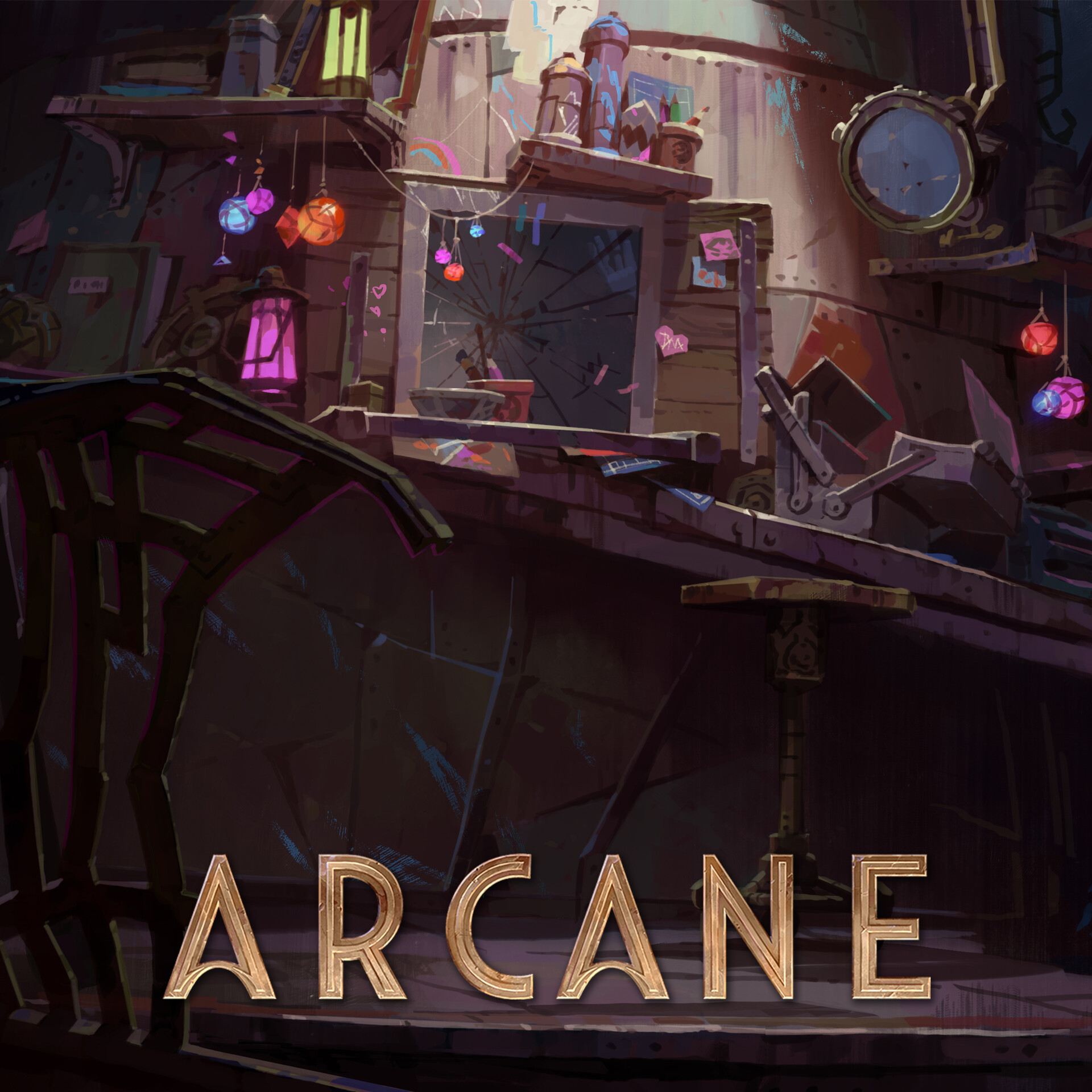ArtStation - Arcane - Jinx Hideout