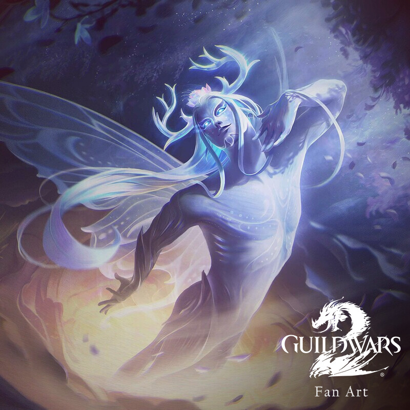 ArtStation - Guild Wars 2 fan art: Faerie Sylvari Splash art