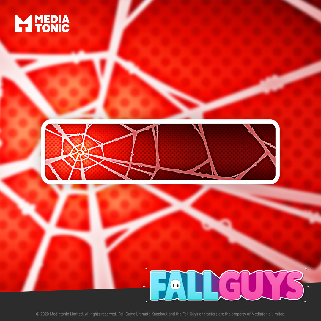 ArtStation - Fall Guys - Spider-Man Nameplate