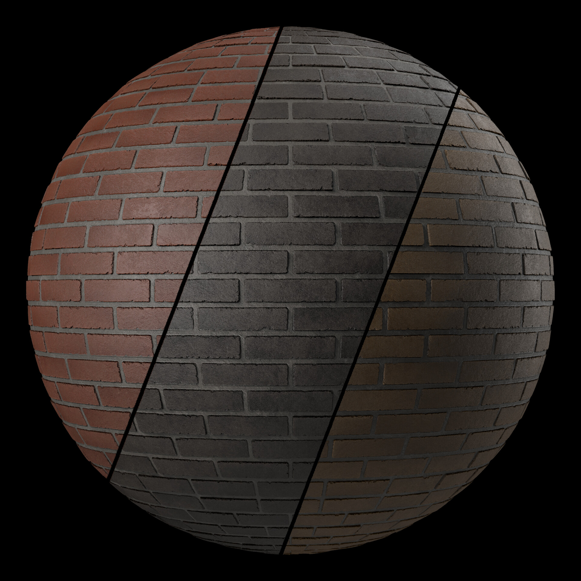ArtStation - Brick Wall Materials 98- Brick Tiles - Sbsar|Pbr|4k|Seamless