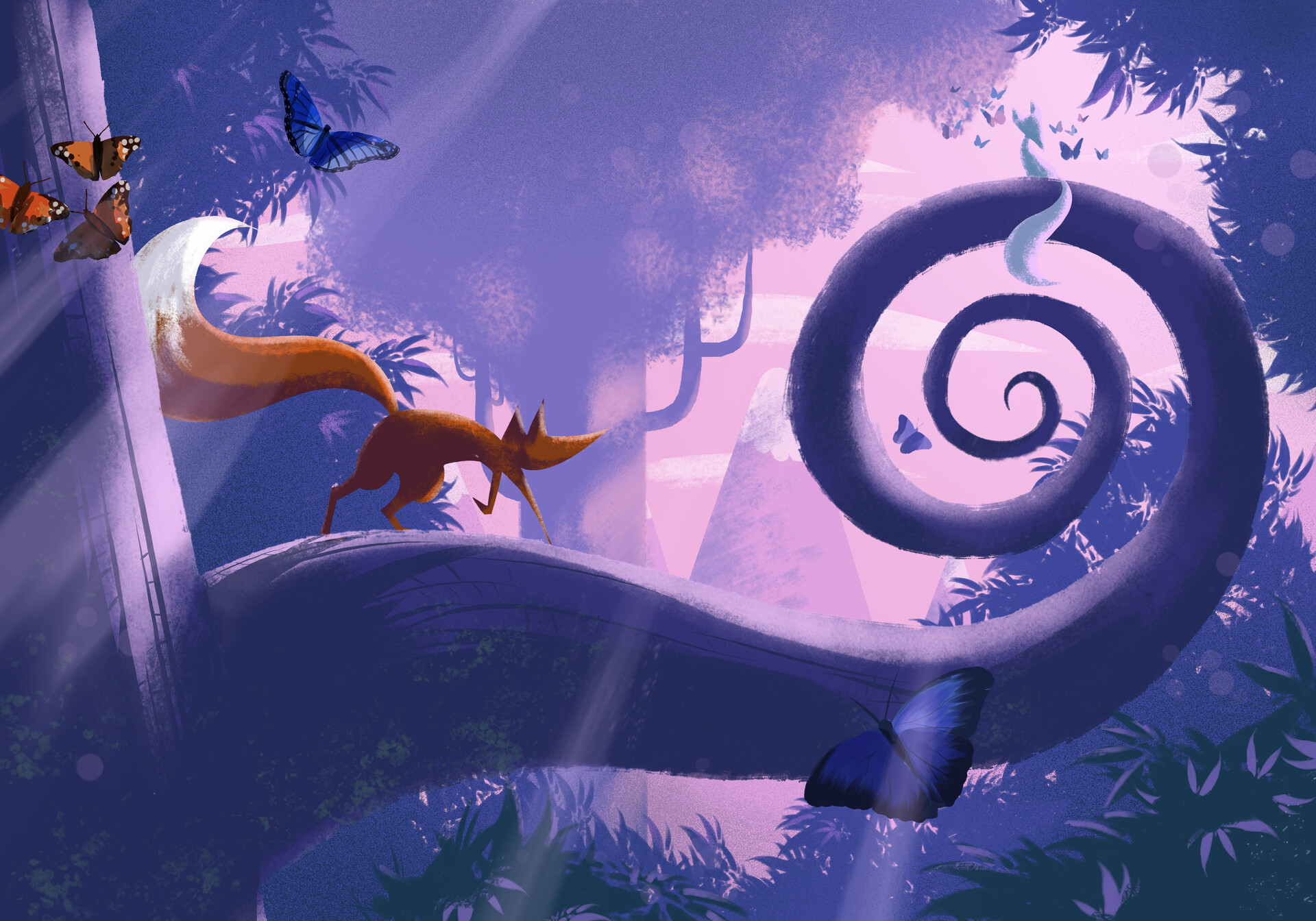 ArtStation - Among the butterflies