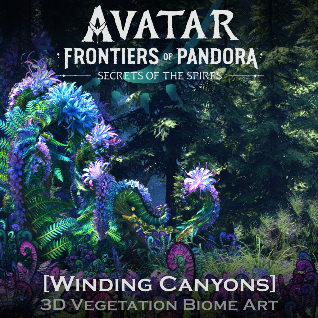 ArtStation - [Avatar DLC2] [Winding Canyons Biome] => 3D Vegetation ...