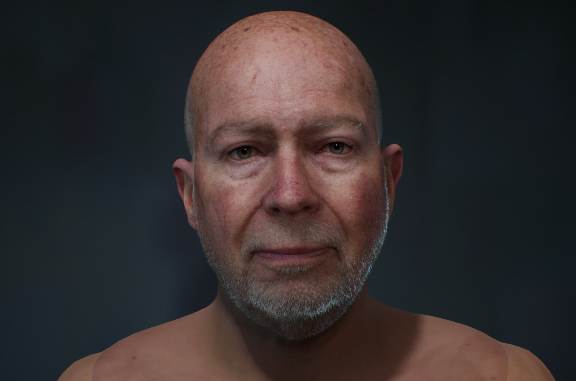 ArtStation - My old man from scan to Unreal