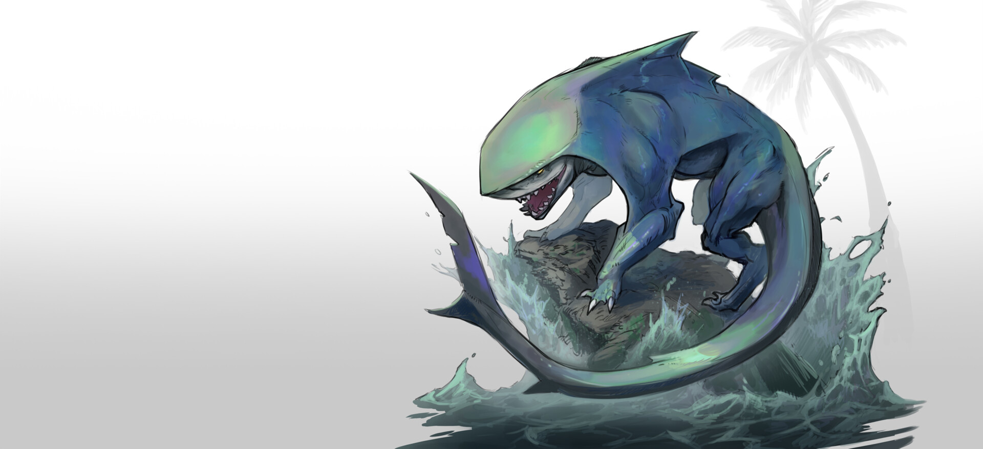 ArtStation - Shark Creature - Skwal