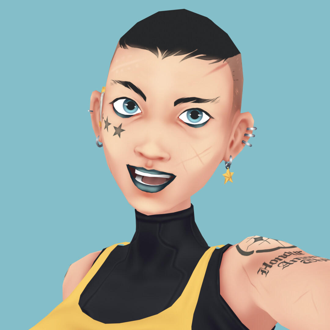 ArtStation - Lucky Stars - VRM Avatar