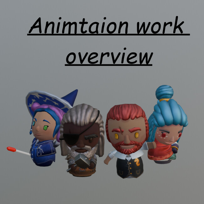 ArtStation - Underquest NPC animations