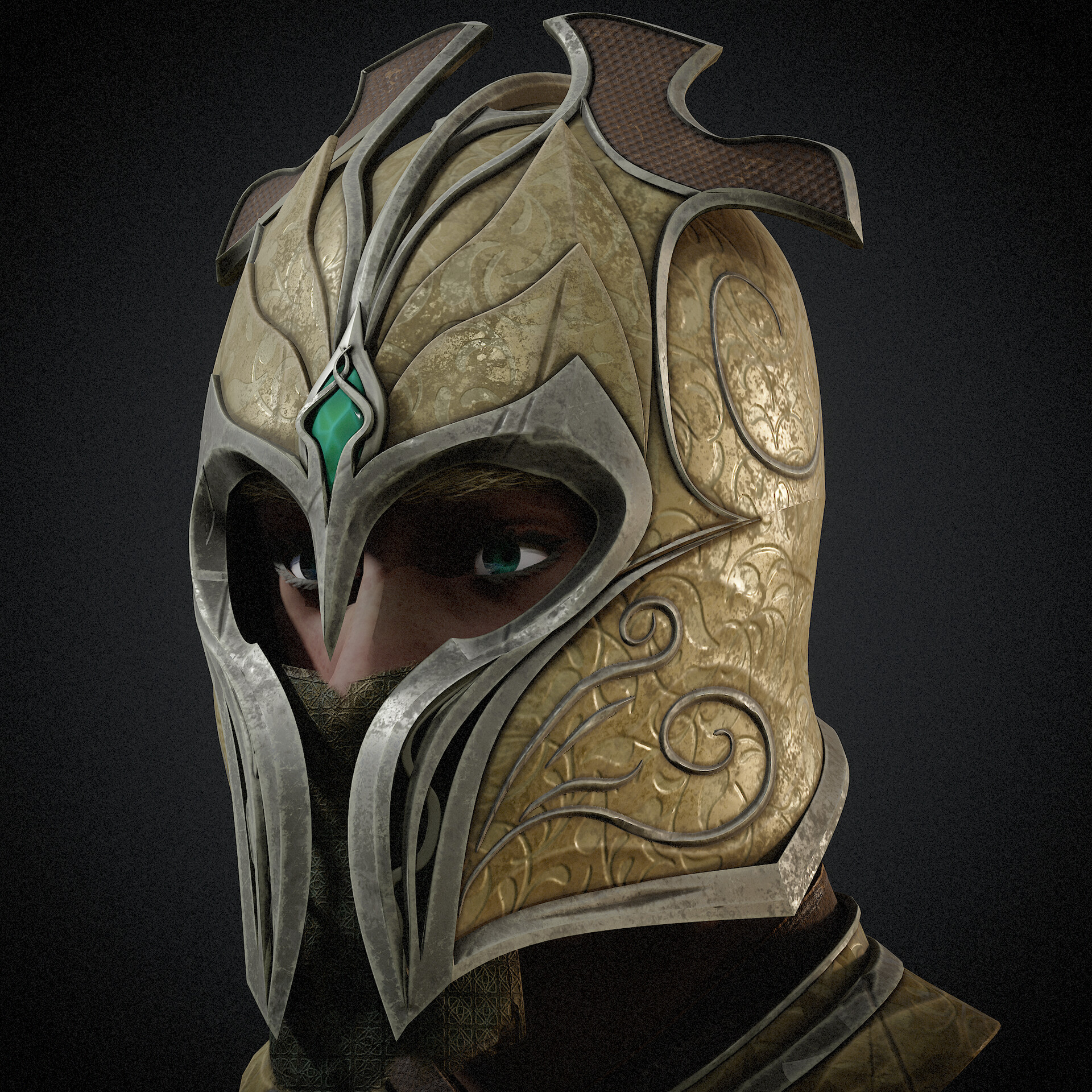 ArtStation - Elven Helm