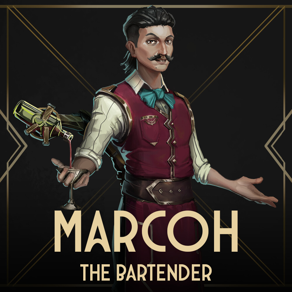 ArtStation - MARCOH the Bartender