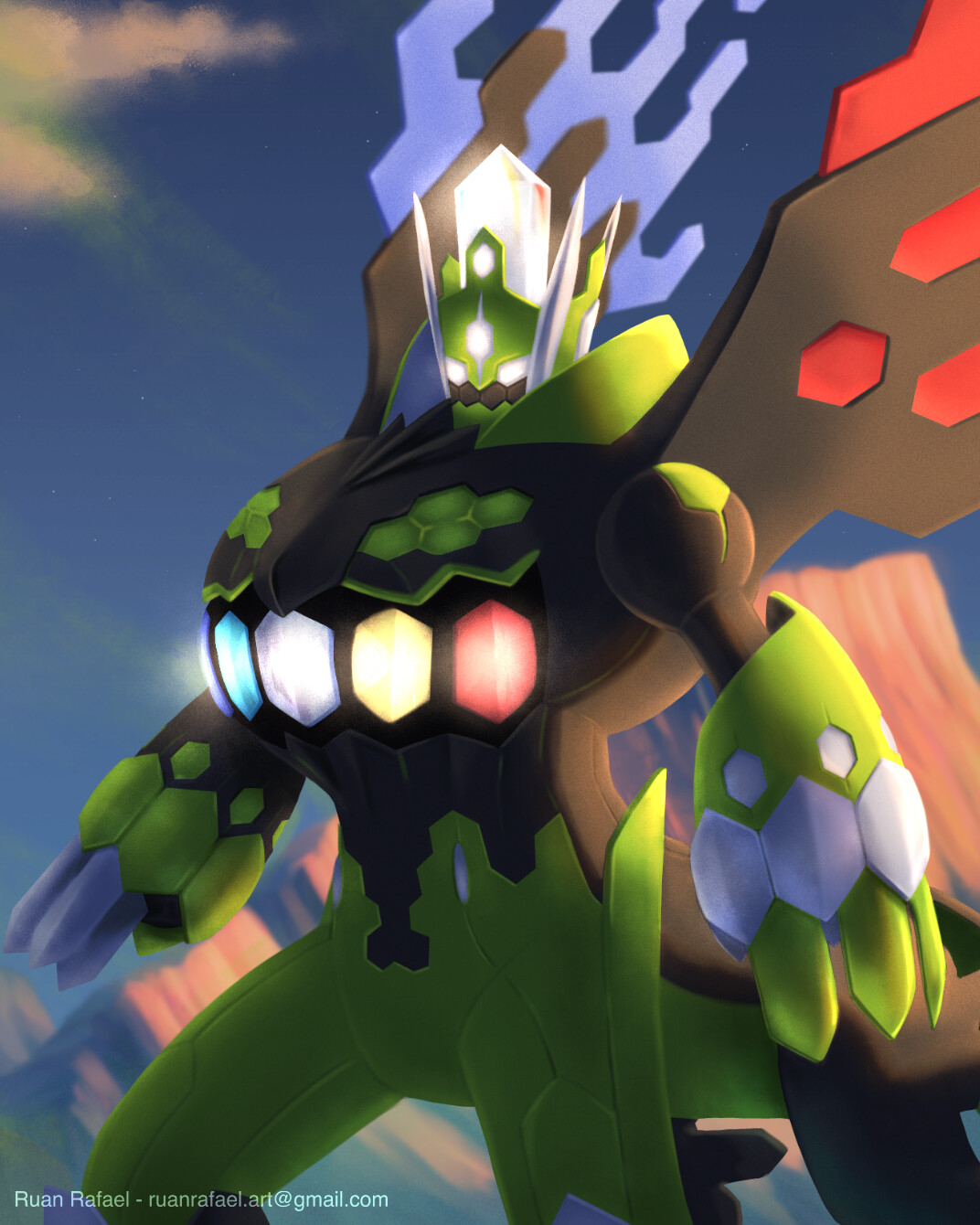 ArtStation - Mega Zygarde Fanart