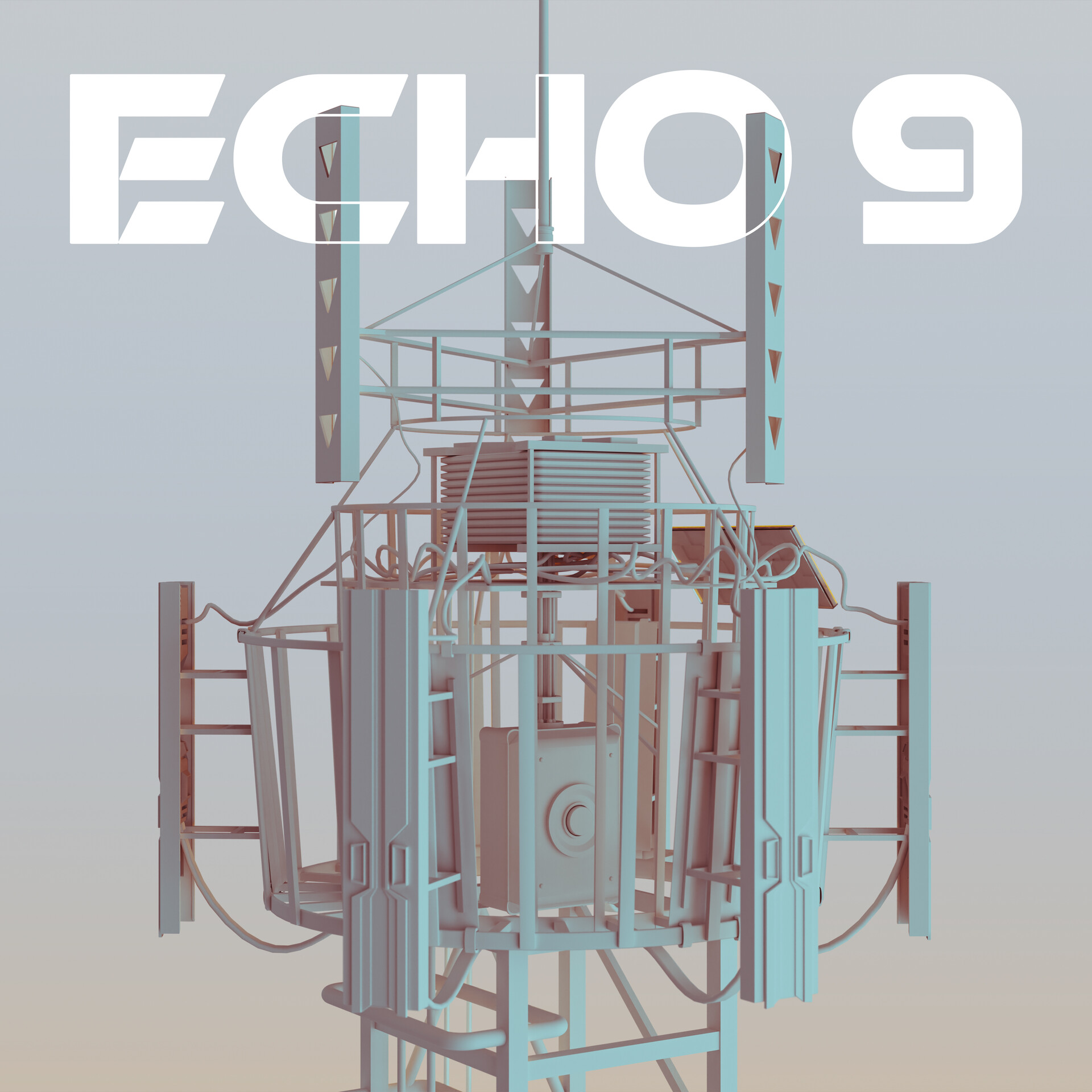 ArtStation - Echo-9 Communication Tower - 3d Showcase