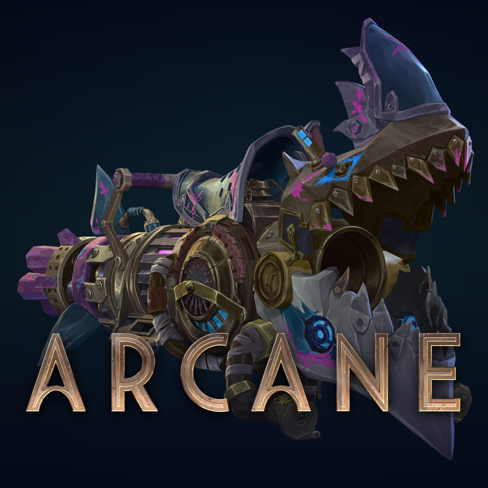 ArtStation - ARCANE S2 - Texture - RHINOGUN/GAUNTLETS