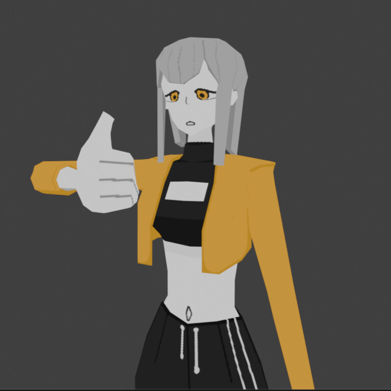 ArtStation - Lowpoly Stelle from Honkai Star rail hsr