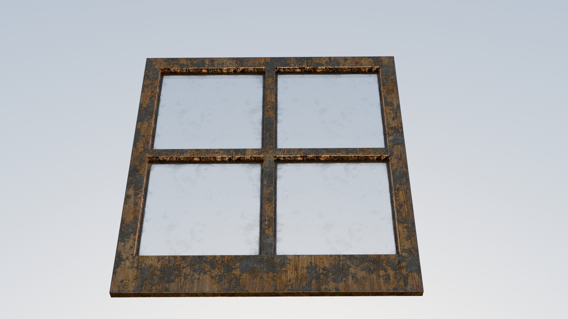 ArtStation - Weathered Old Window - 3D Model