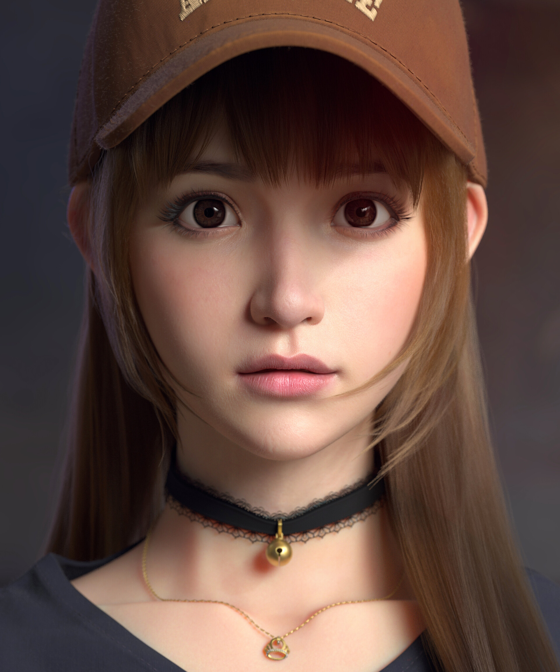 ArtStation - 戴帽子的女孩