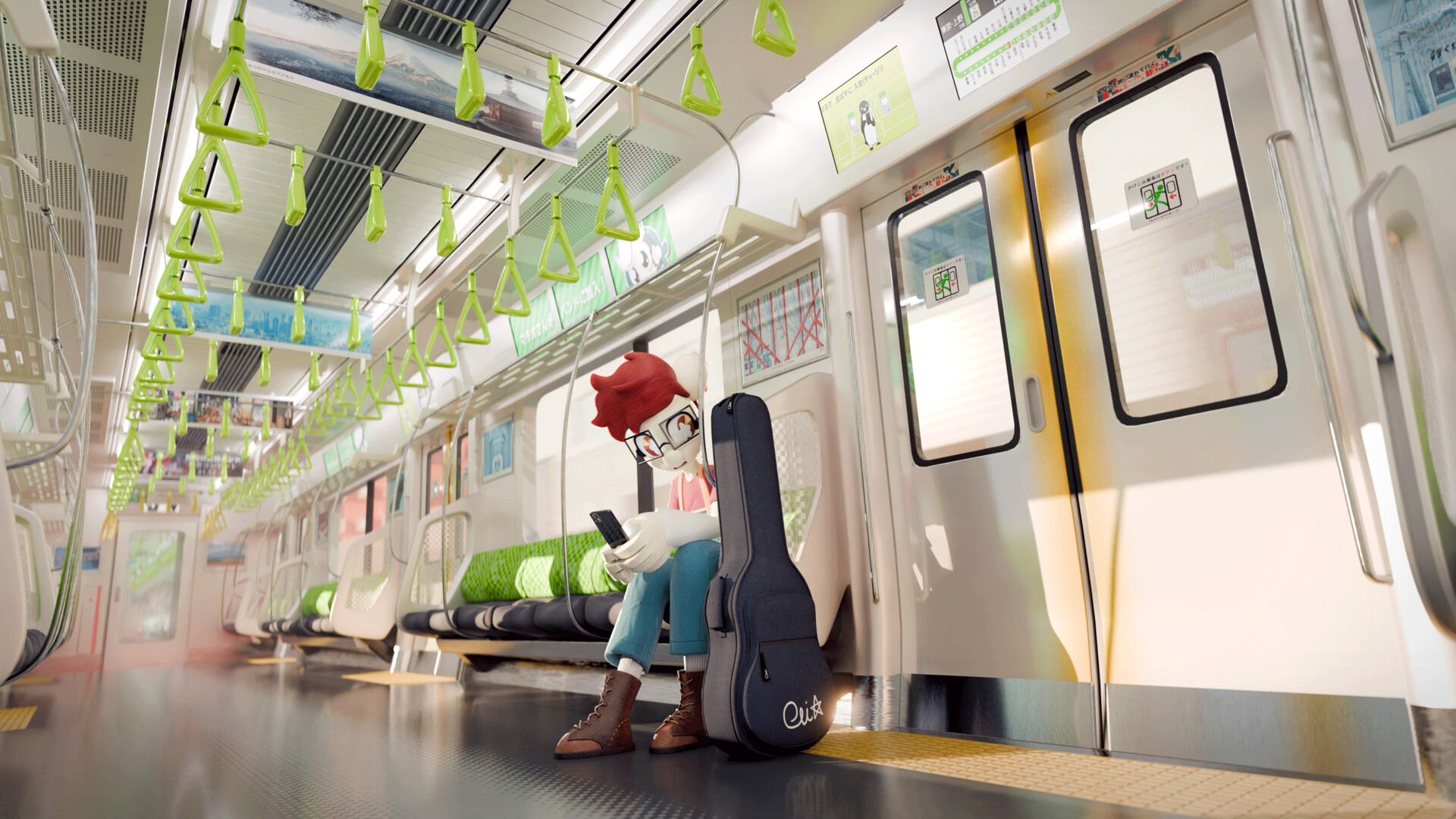 ArtStation - Sightseeing Through Shinagawa