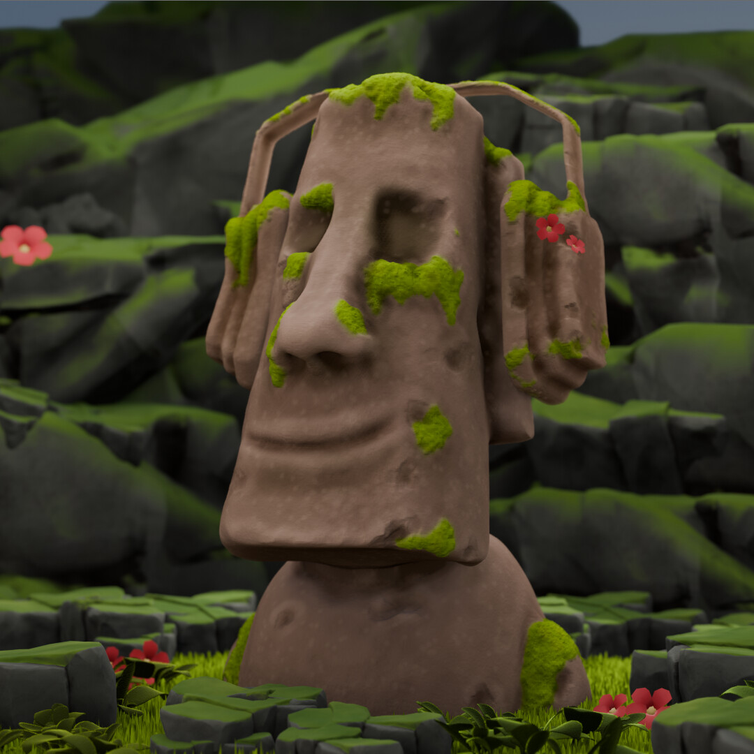 ArtStation - Jungle statue