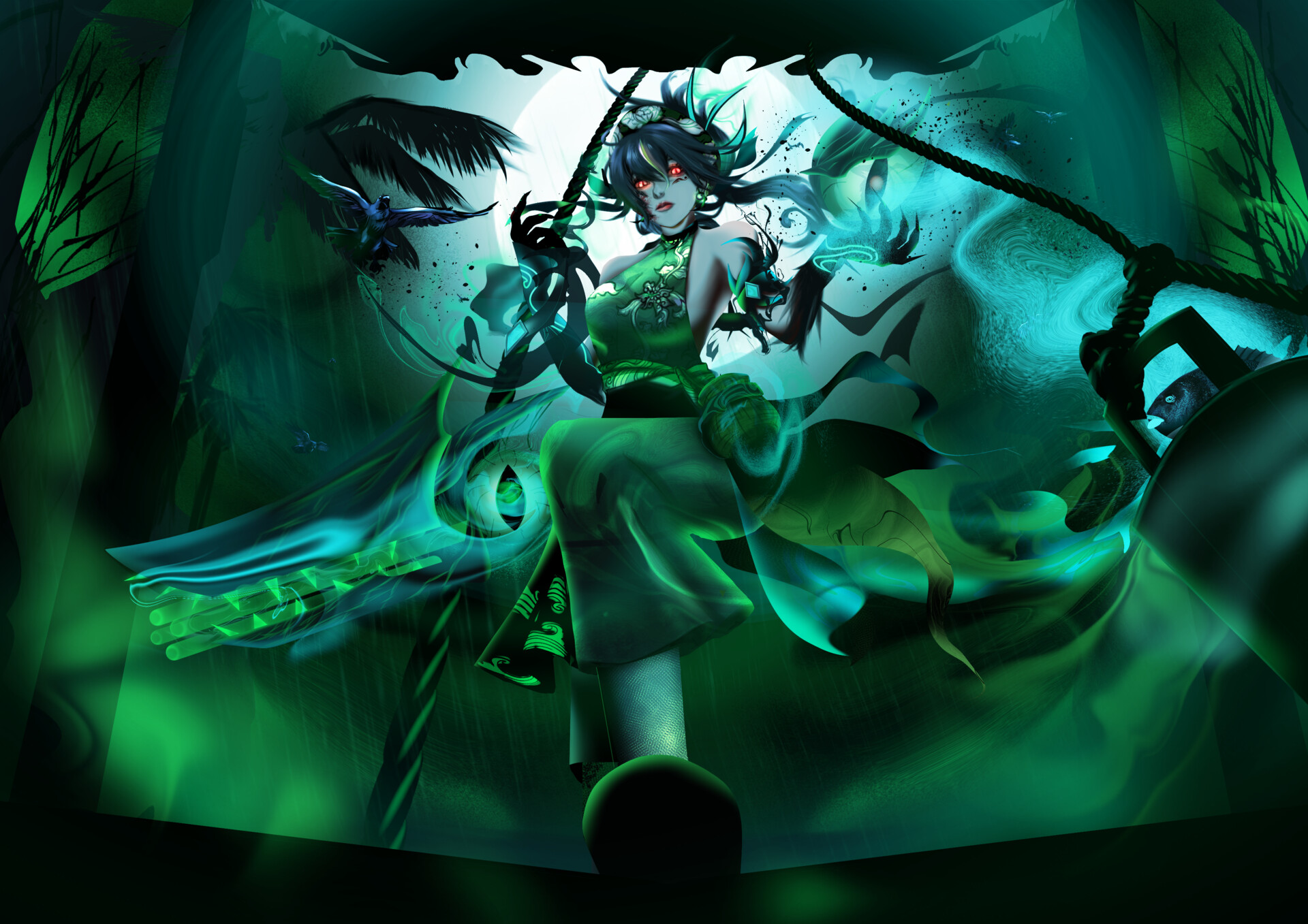 ArtStation - Capheny - Dark Story - AOV Design Contest