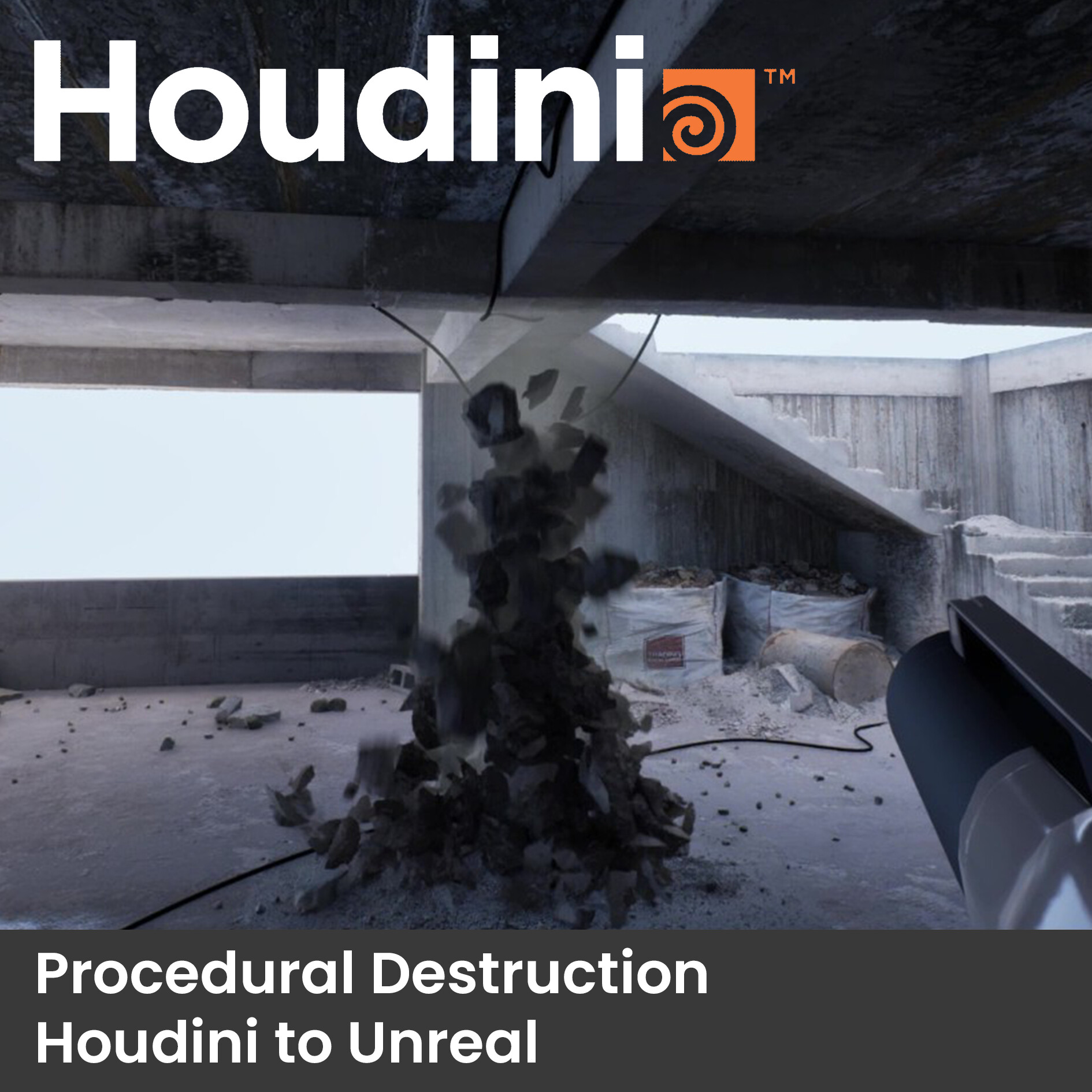 ArtStation - Houdini to Unreal Engine - Procedural Destruction