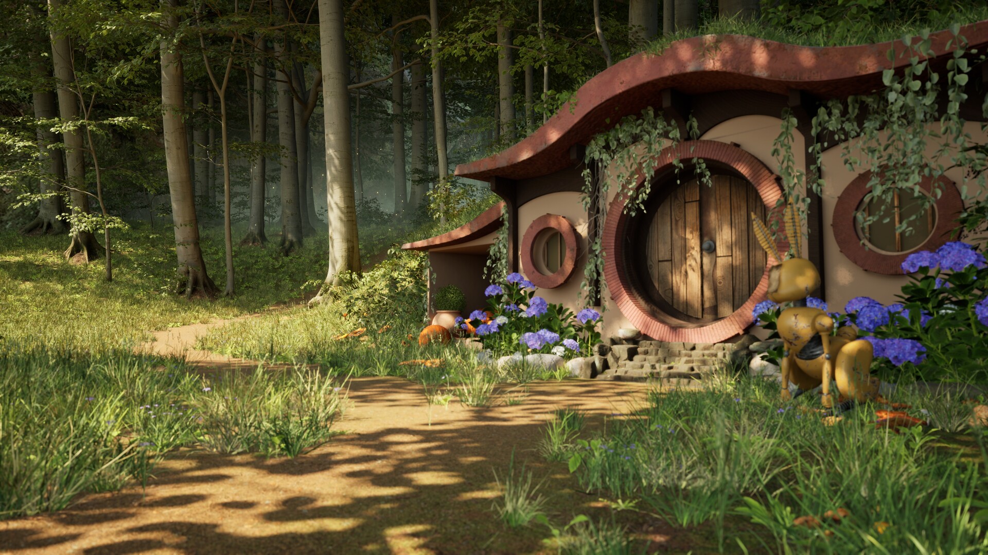 ArtStation - Hobbit house / Environment Art