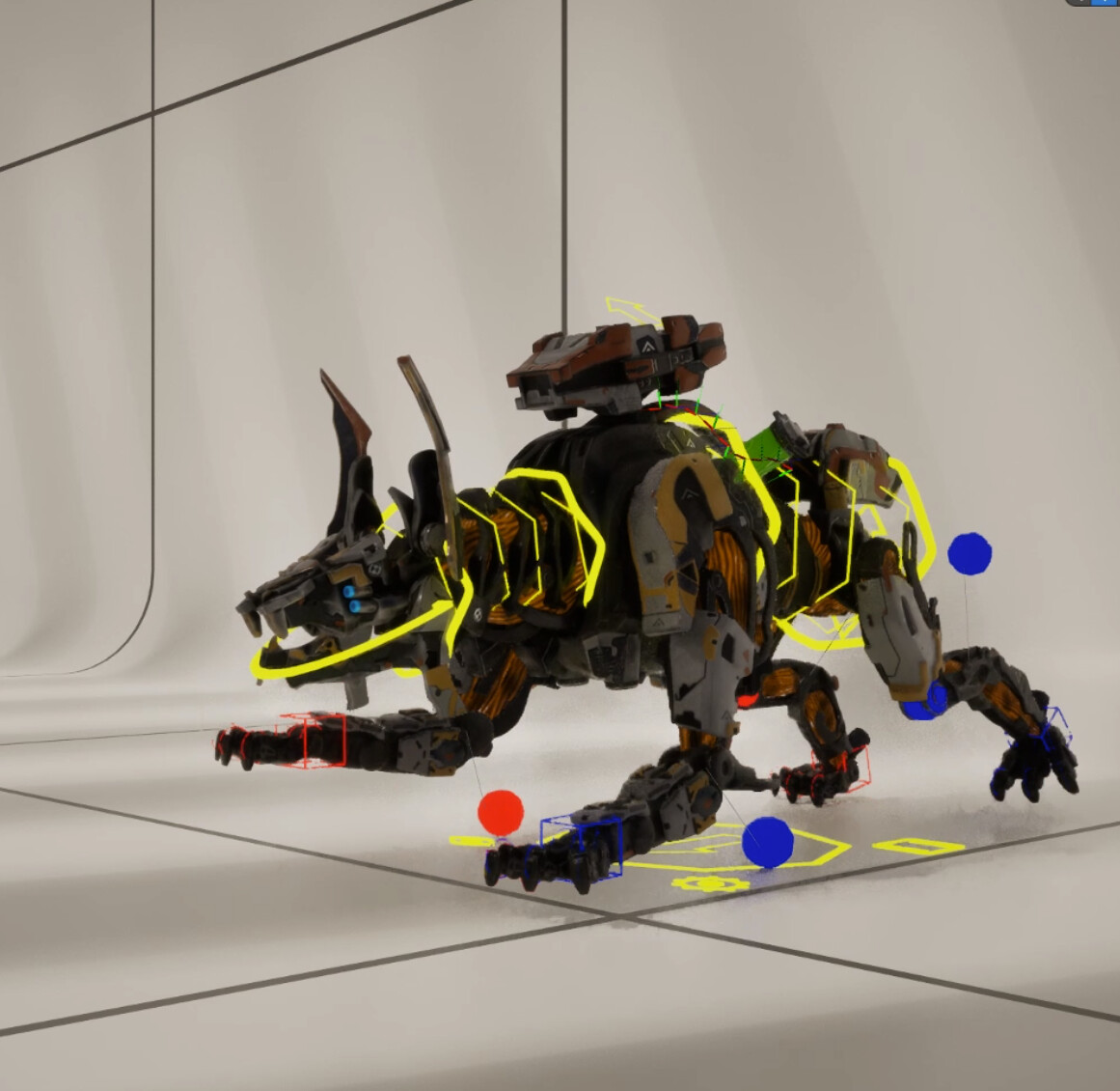 ArtStation - Mech Dog Rig