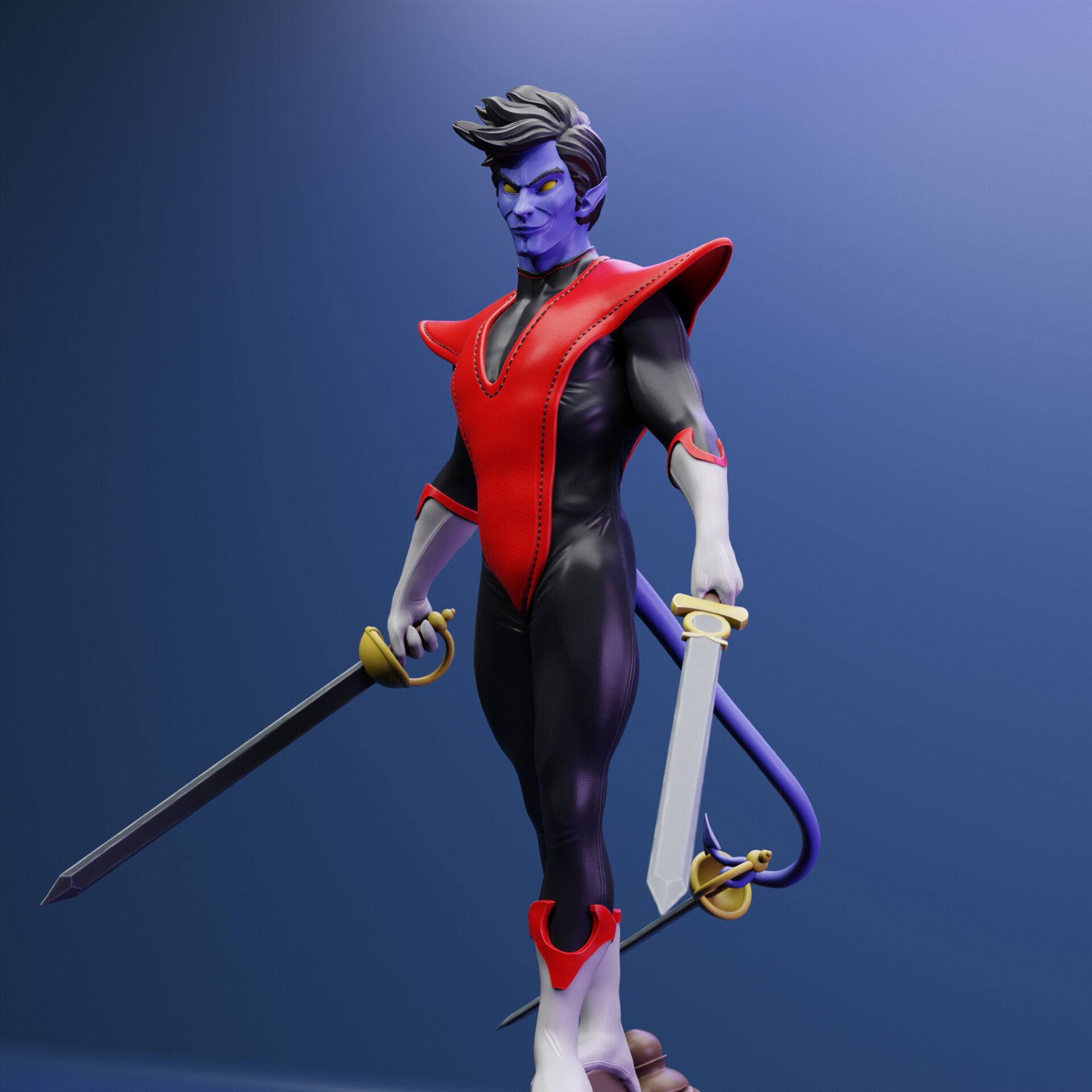 ArtStation - 3D Printable Nightcrawler Figurine