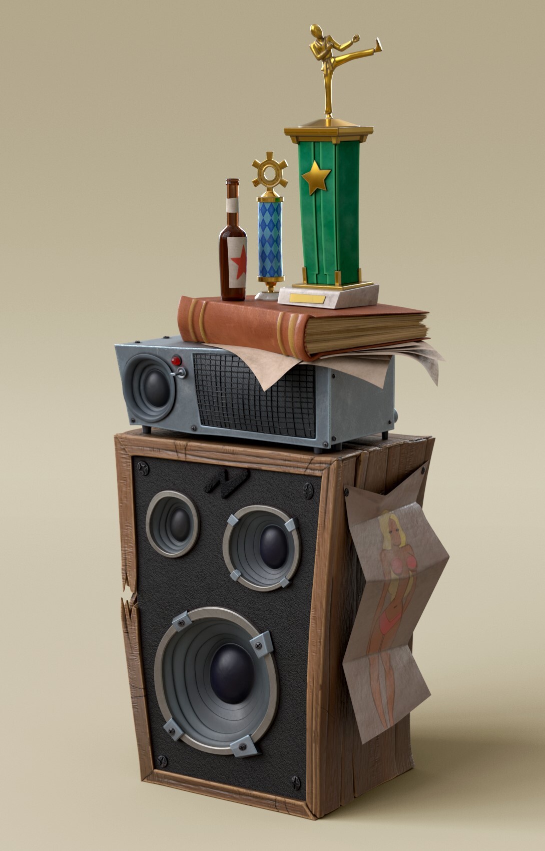 ArtStation - Speaker Prop