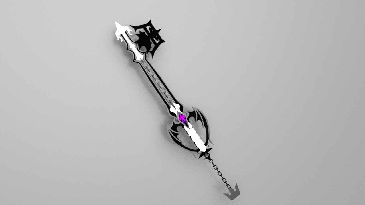 ArtStation - Keyblade Oblivion (Kingdom Hearts) (3D Model).