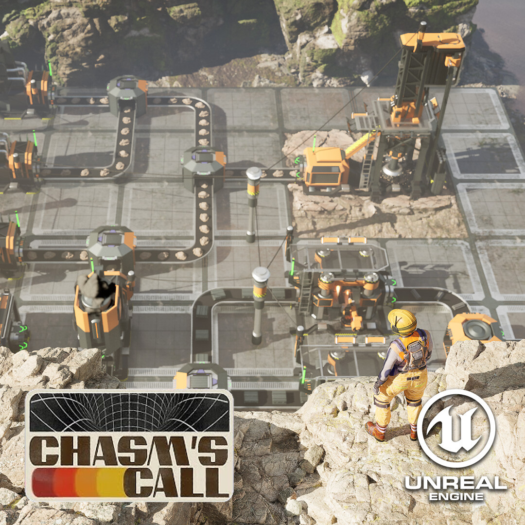 ArtStation - 3D Community Challenge | Chasm's Call | Satisfactory