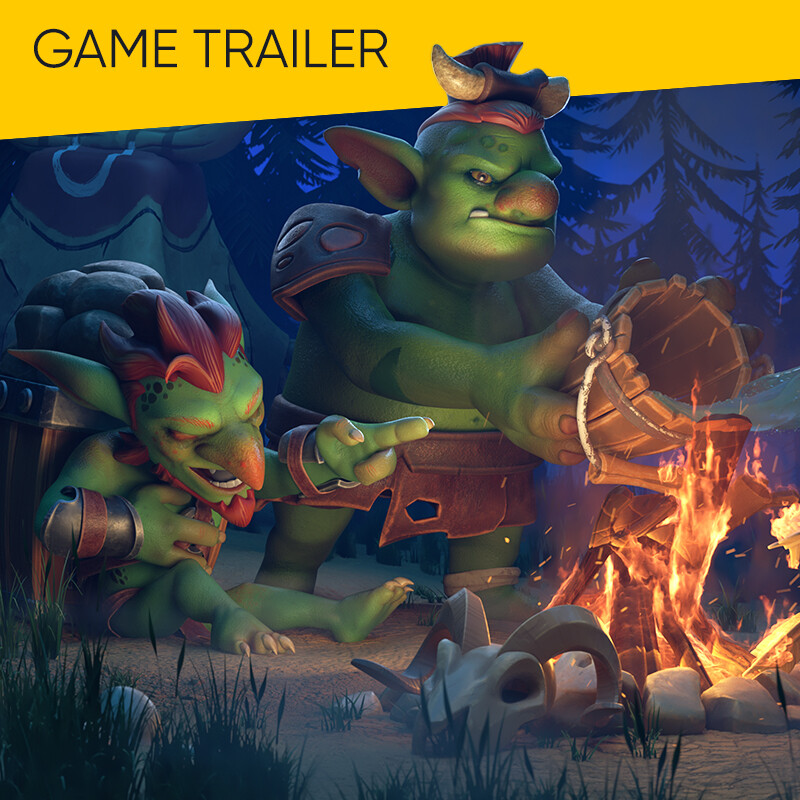 ArtStation - 3D Environments for Beast Blitz Trailer