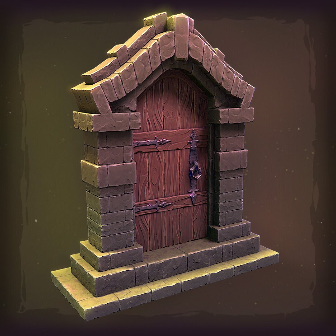 ArtStation - Stylized Door