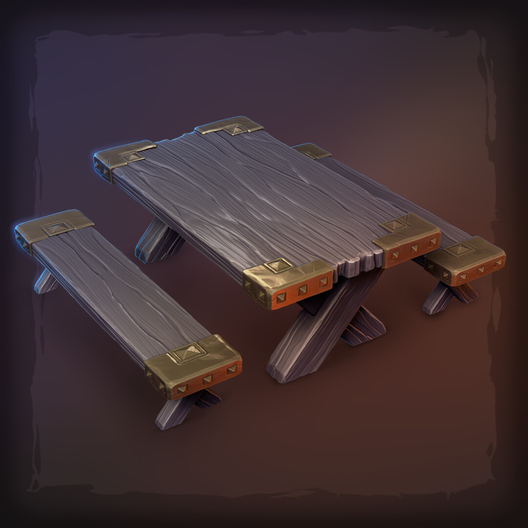 ArtStation - Stylized Table