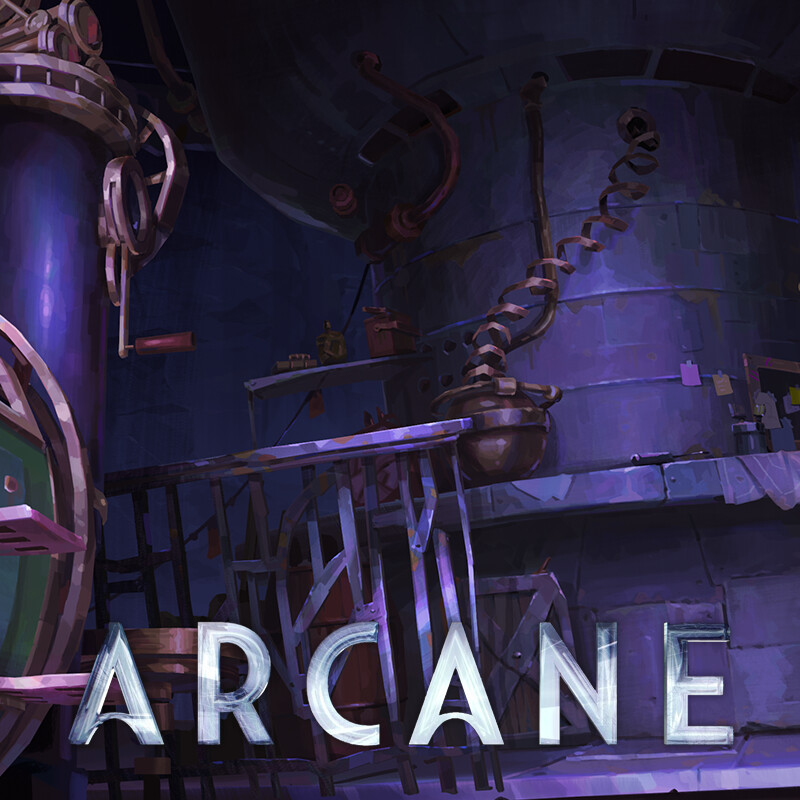ArtStation - Arcane Season 2 Matte Paintings