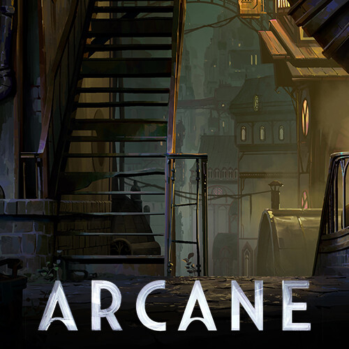 ArtStation - ARCANE season 2 backgrounds