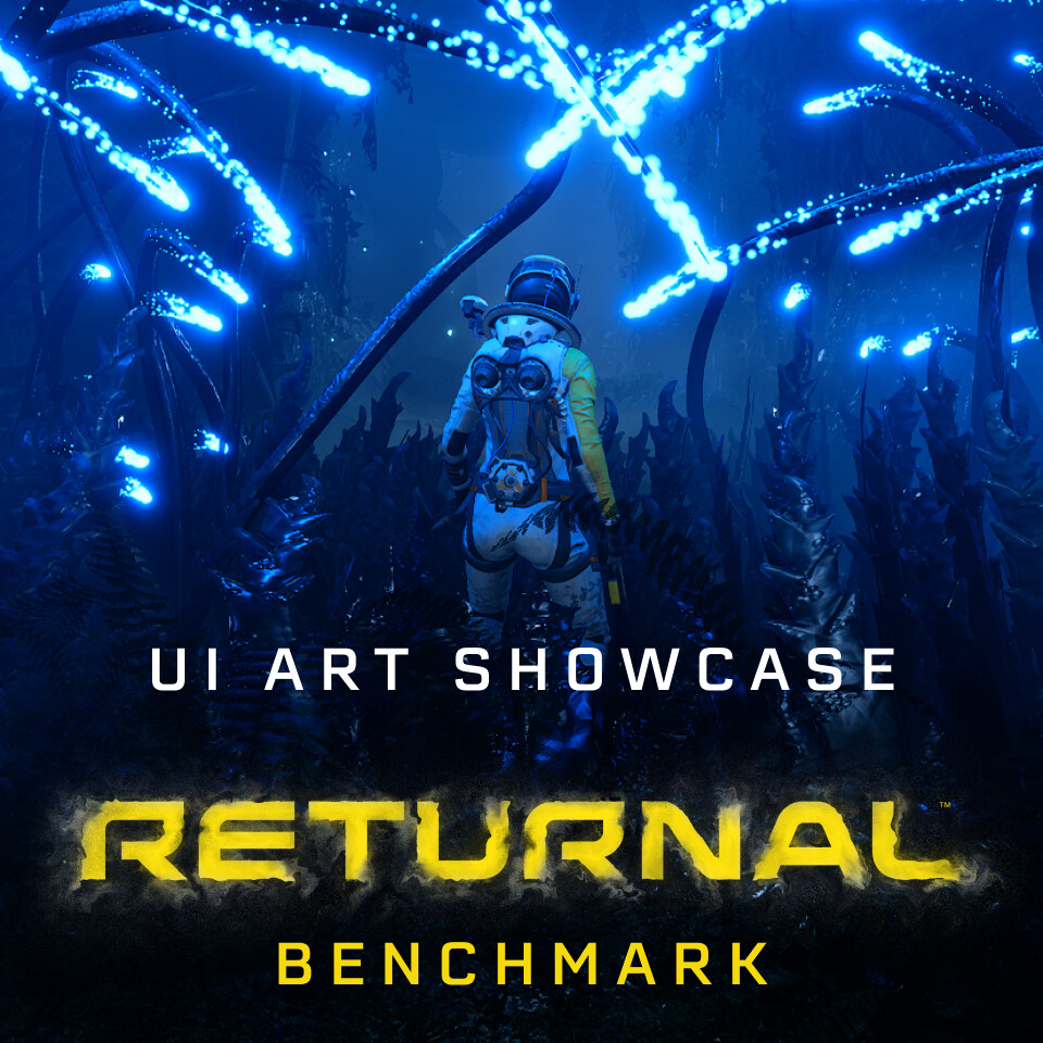 ArtStation - Returnal - Benchmark UI
