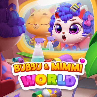 ArtStation - Bubbu & Mimmi World "Hair salon"