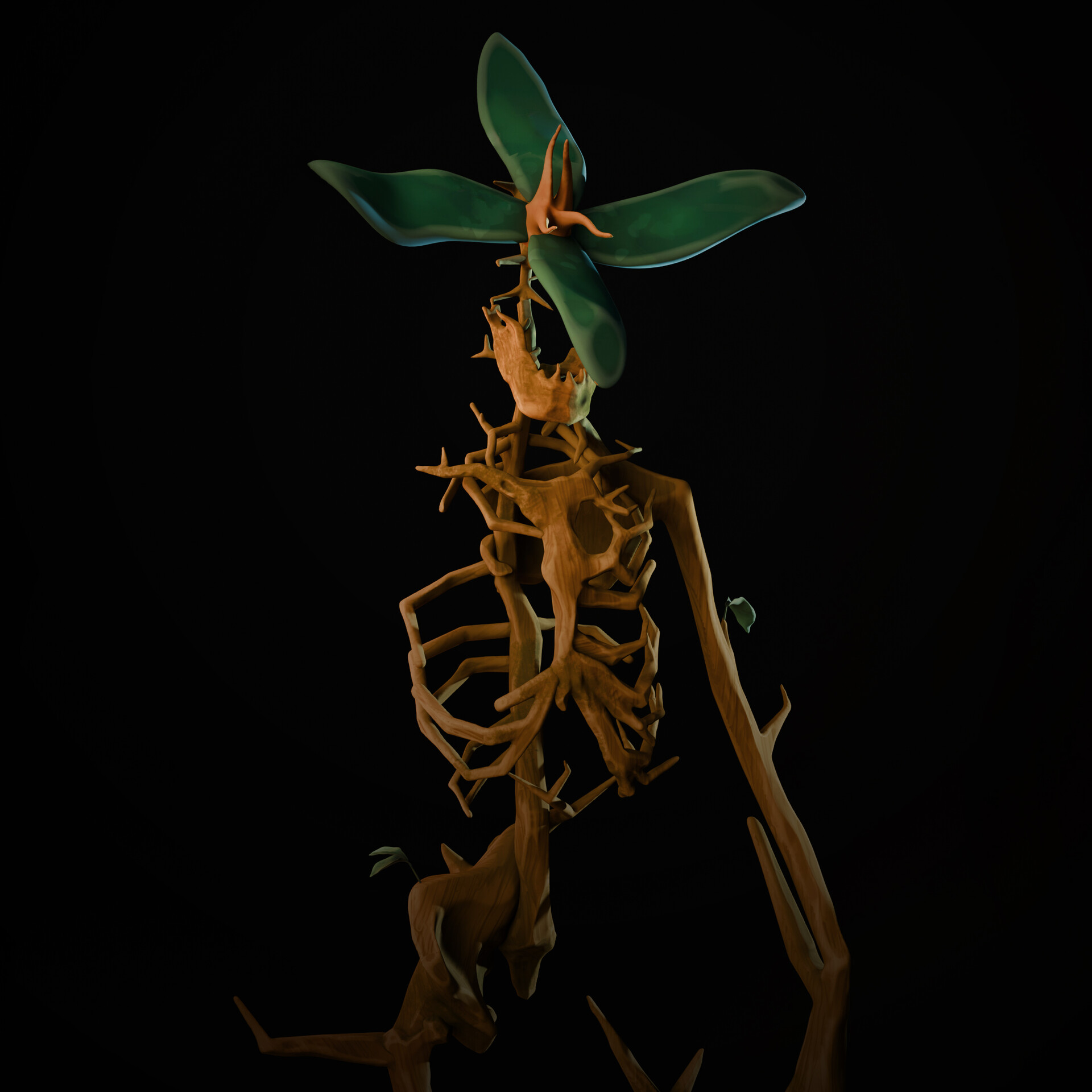 ArtStation - Wooden Skeleton
