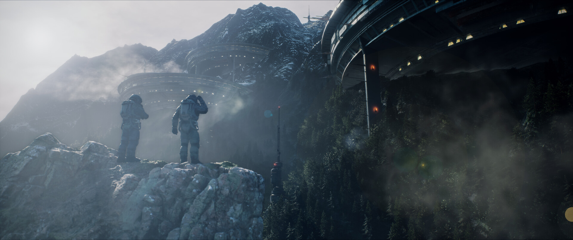 ArtStation - SciFi Outpost Base