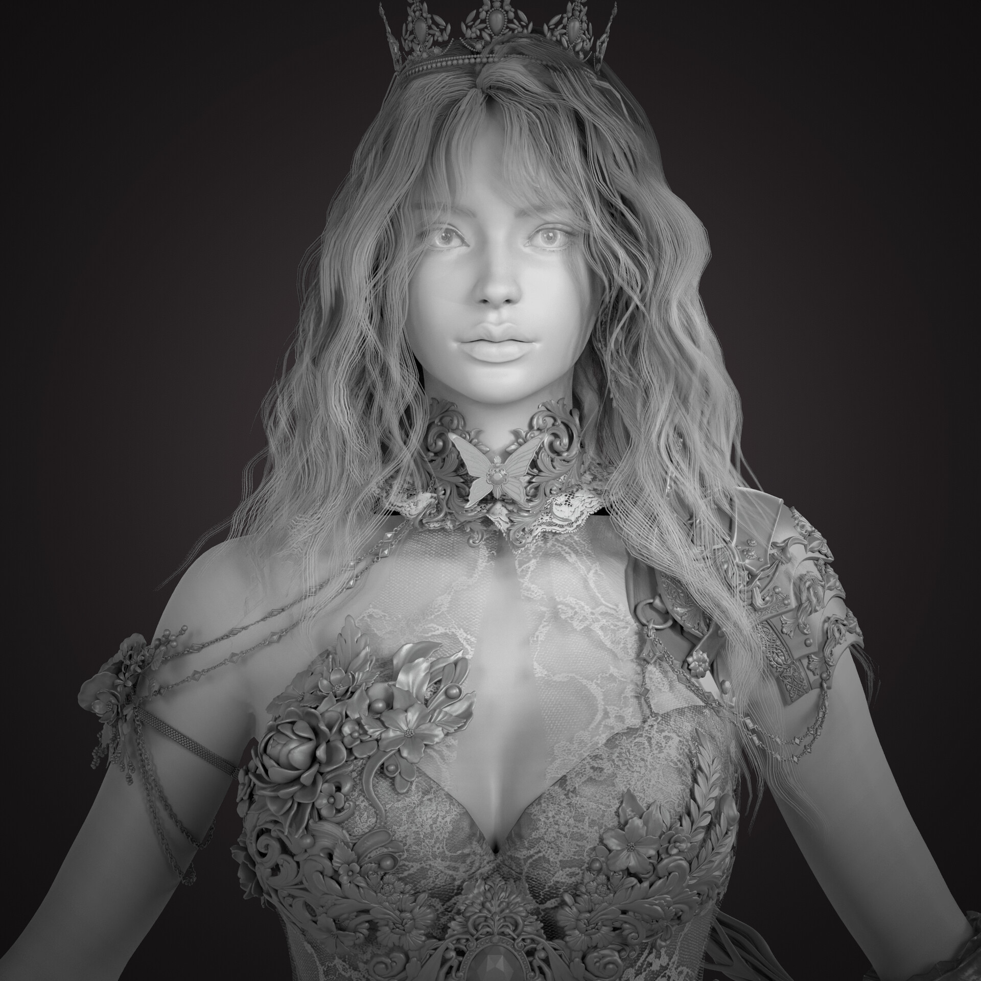 ArtStation - Archer_work process (unfinished)