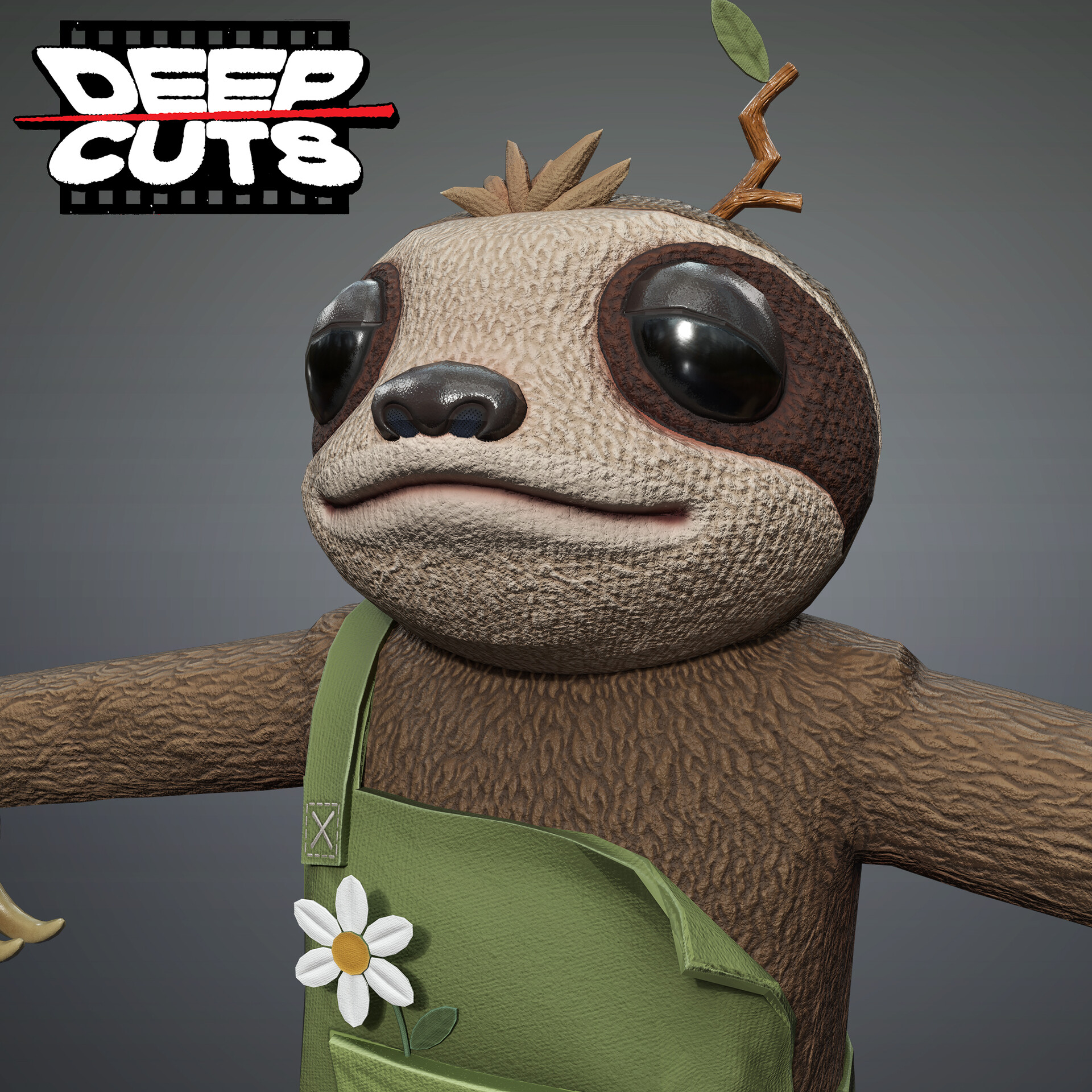 ArtStation - Deep Cuts: The Sloth Mascot