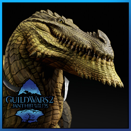 ArtStation - Dracodile Skyscale - Guild Wars 2: Janthir Wilds